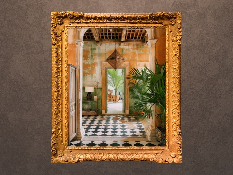 Vintage Colonial House, Jungle Wall Art, Travel Print, British Empire ...