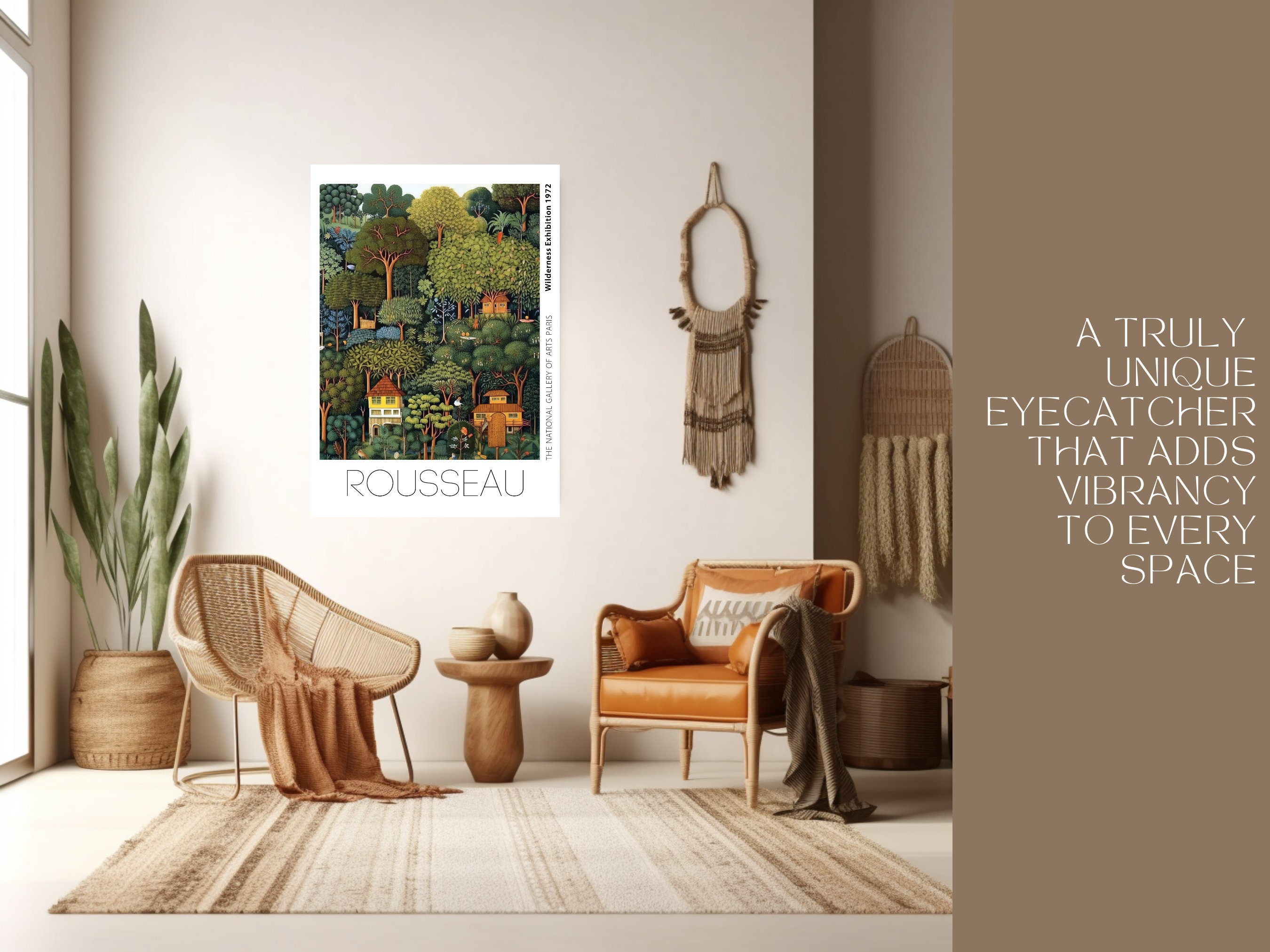 Henri Rousseau Print, Rousseau Poster, Tropical Decor, Botanical Print ...