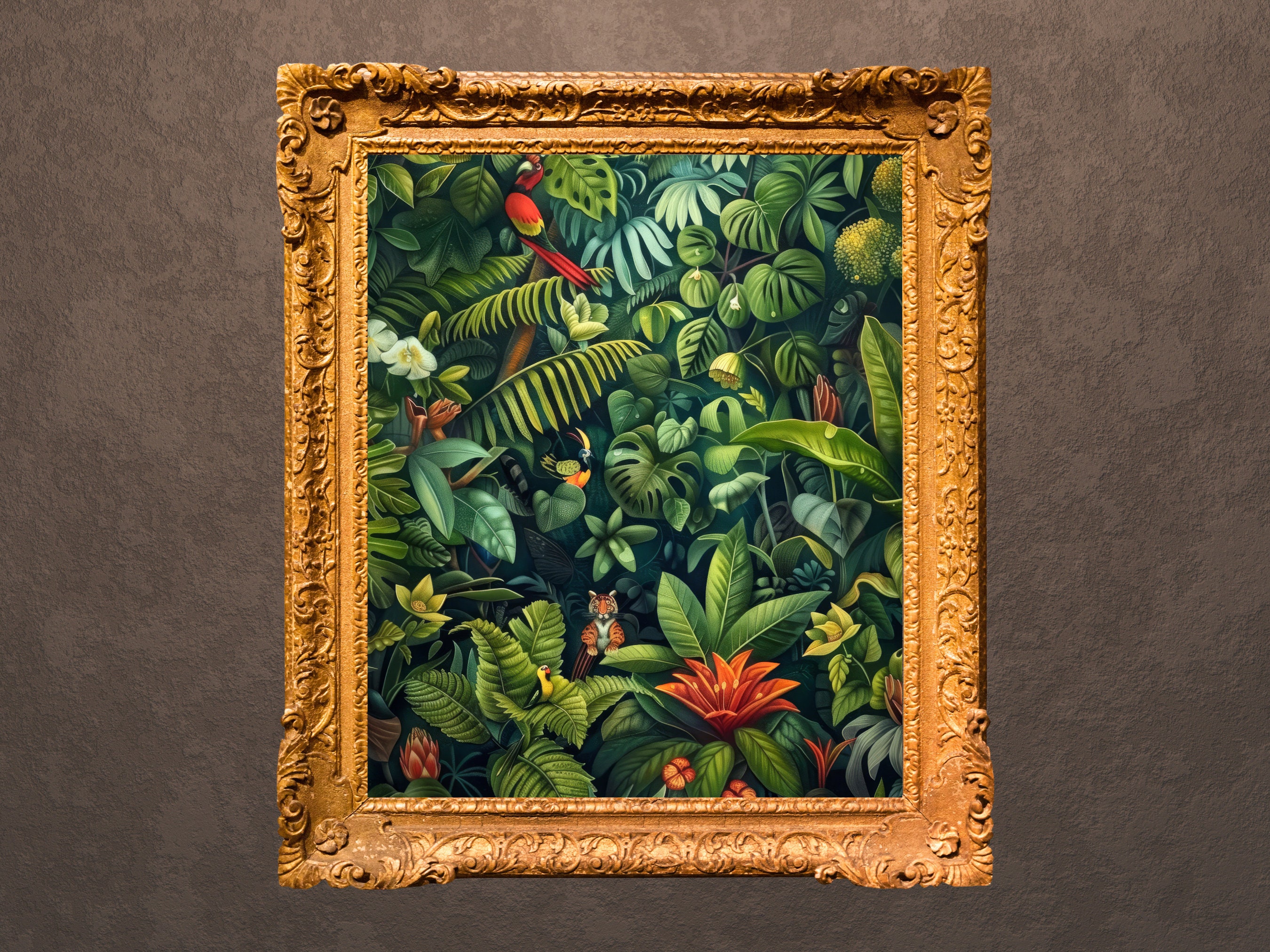 Henri Rousseau Print, Rousseau Poster, Tropical Decor, Botanical Print ...