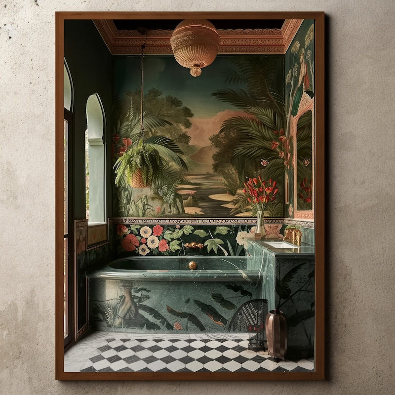 Colonial Wallpaper - Etsy