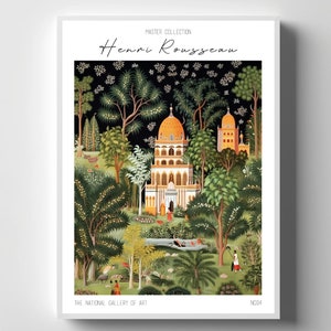 Henri Rousseau Print, Rousseau Poster, Tropical Decor, Botanical Print ...