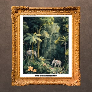 Henri Rousseau Print, Rousseau Poster, Tropical Decor, Botanical Print ...