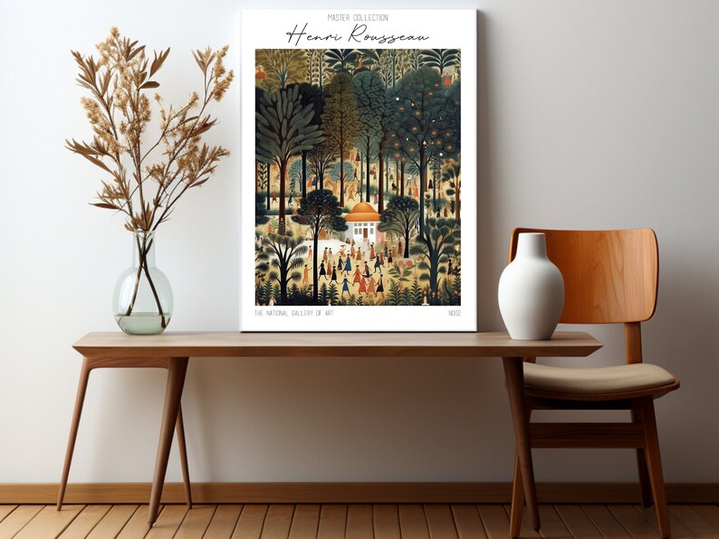 Henri Rousseau Print, Rousseau Poster, Tropical Decor, Botanical Print ...