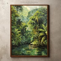 Watercolor Jungle Themed Digital Paper Pack, Jungle Forest Digital ...