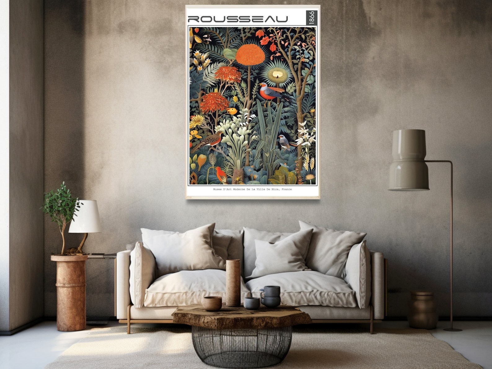 Henri Rousseau Print, Rousseau Poster, Tropical Decor, Botanical Print ...