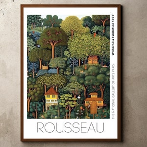 Henri Rousseau Print, Rousseau Poster, Tropical Decor, Botanical Print ...