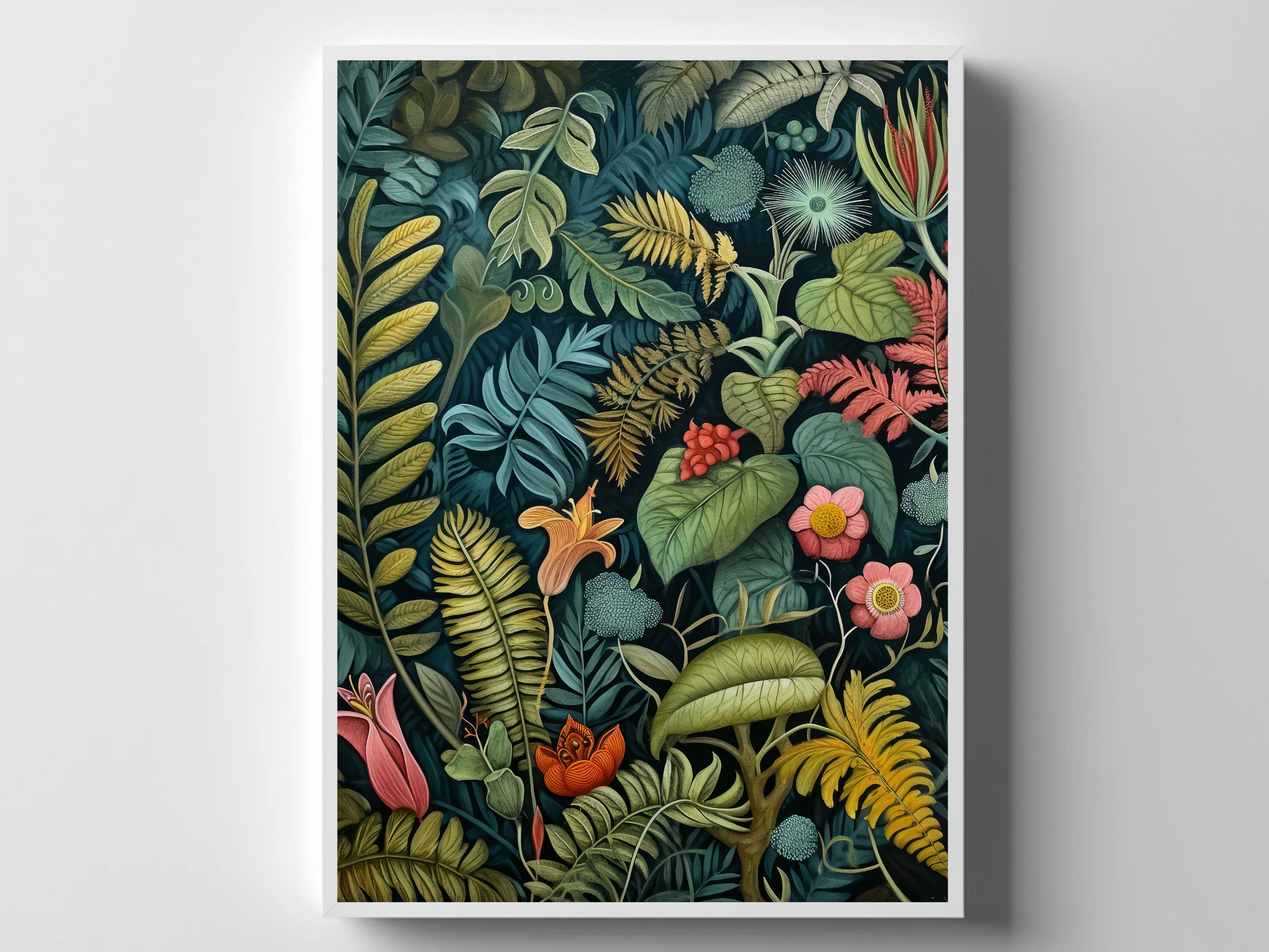 Henri Rousseau Print, Rousseau Poster, Tropical Decor, Botanical Print ...