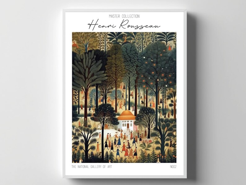 Henri Rousseau Print, Rousseau Poster, Tropical Decor, Botanical Print ...