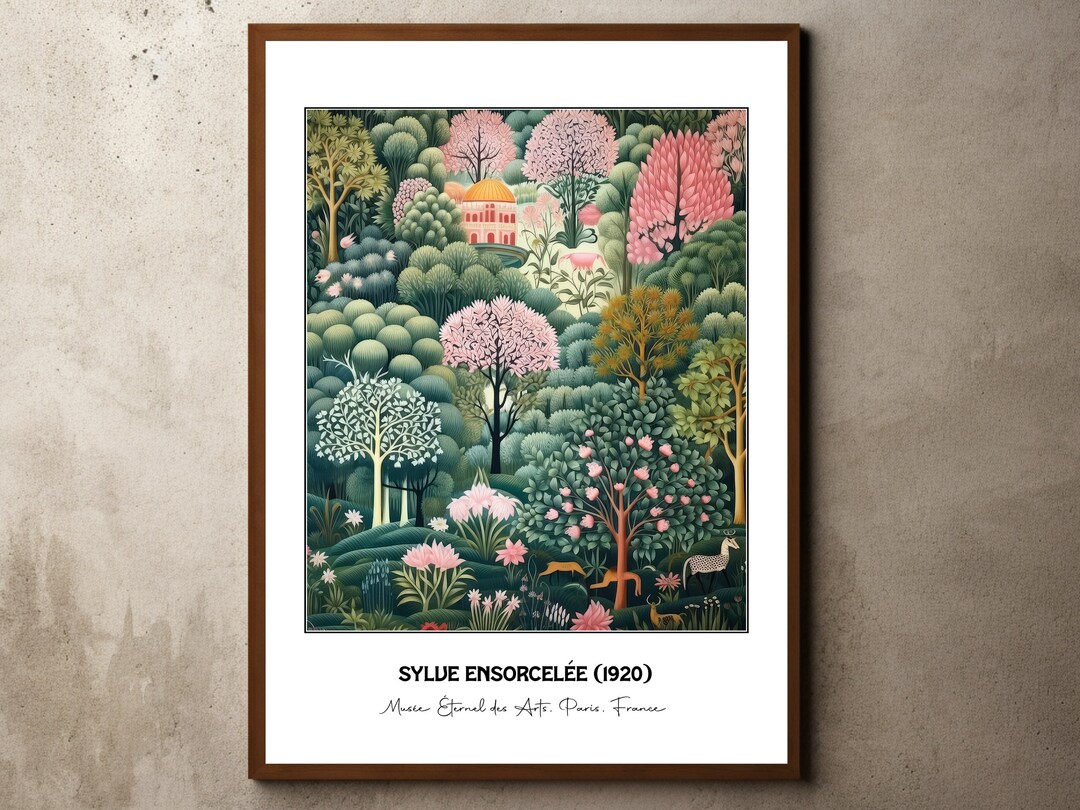 Henri Rousseau Print, Rousseau Poster, Tropical Decor, Botanical Print ...