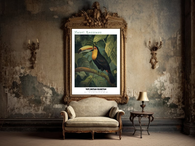 Henri Rousseau Print, Rousseau Poster, Tropical Decor, Botanical Print ...