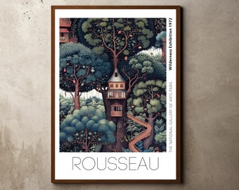 Henri Rousseau Print Rousseau Poster Tropical Decor - Etsy