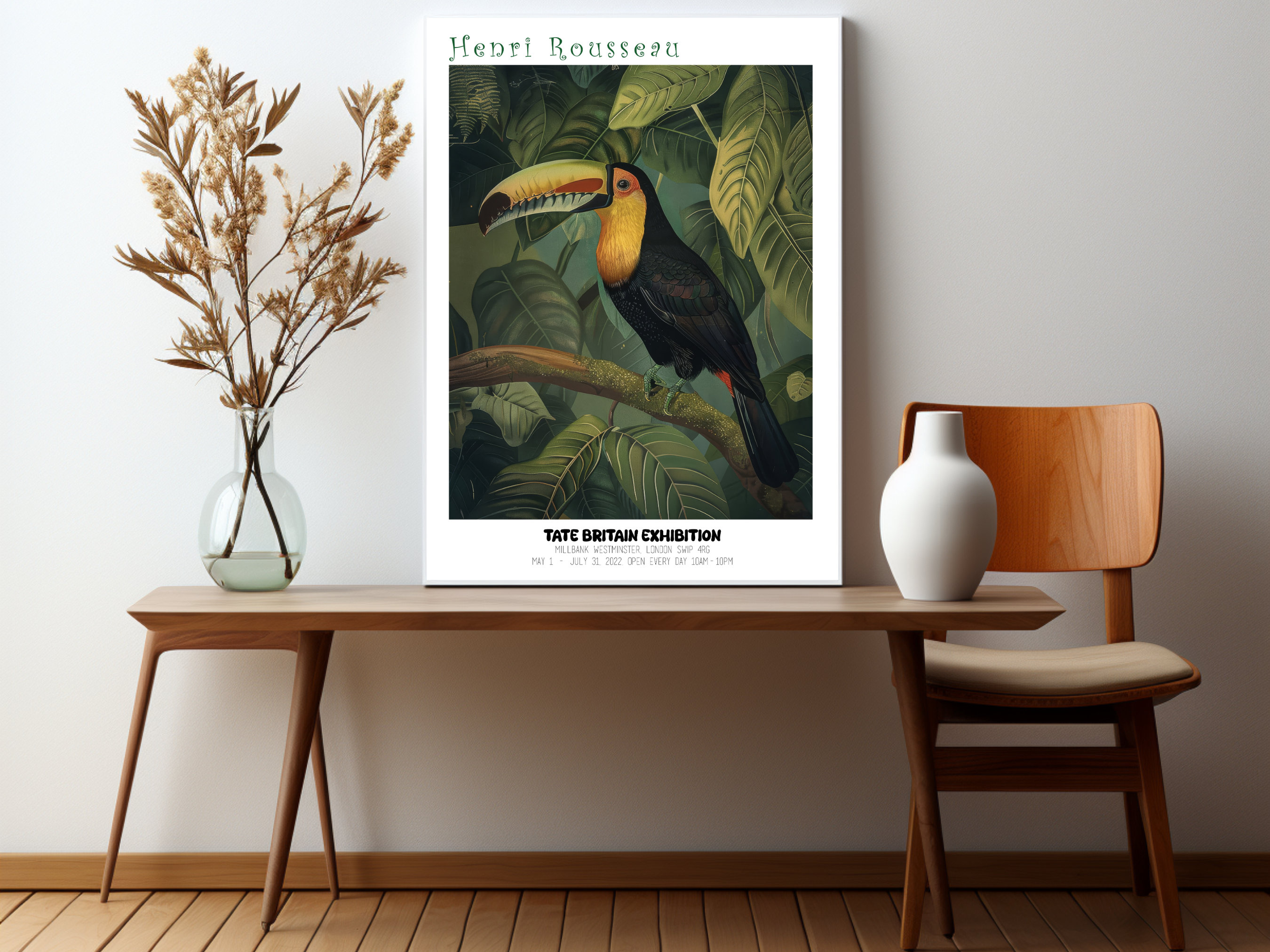 Henri Rousseau Print, Rousseau Poster, Tropical Decor, Botanical Print ...