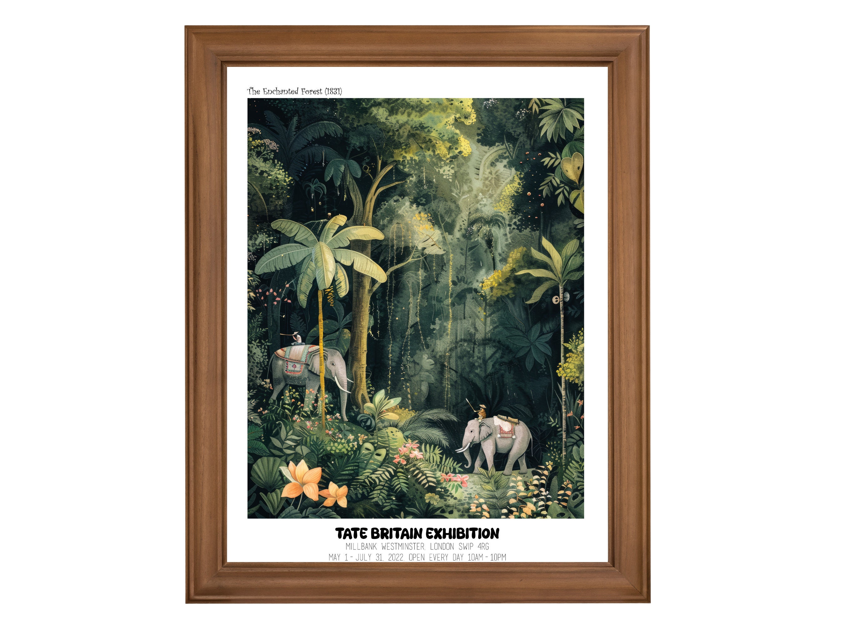 Henri Rousseau Print, Rousseau Poster, Tropical Decor, Botanical Print ...
