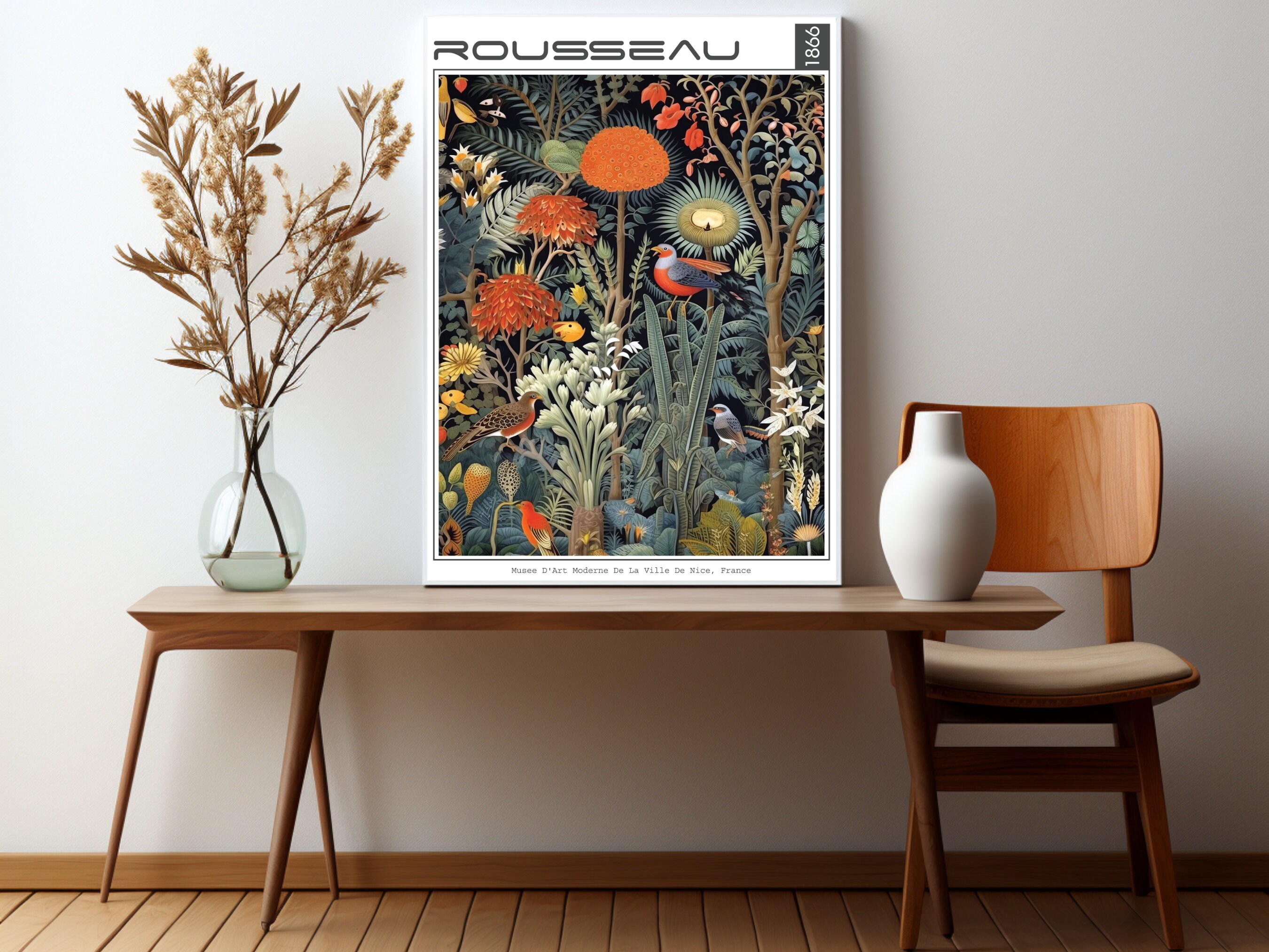 Henri Rousseau Print, Rousseau Poster, Tropical Decor, Botanical Print ...