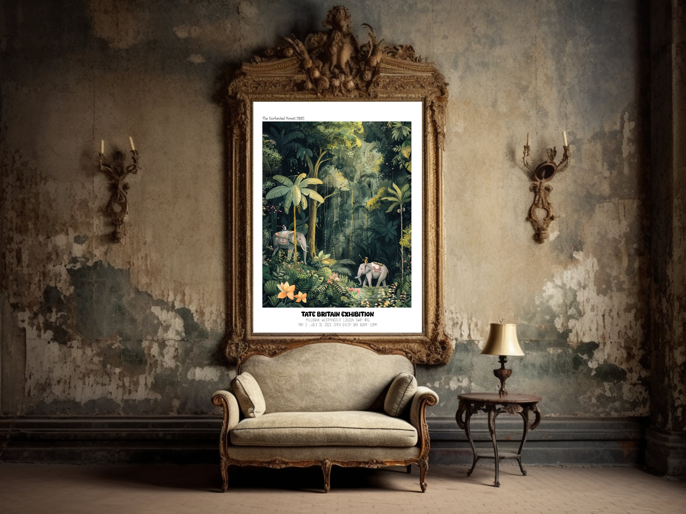 Henri Rousseau Print, Rousseau Poster, Tropical Decor, Botanical Print ...