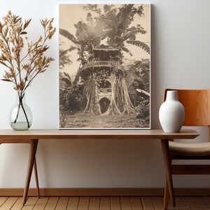 Henri Rousseau, Colonial Vintage Treehouse, Tropical Decor, Jungle ...