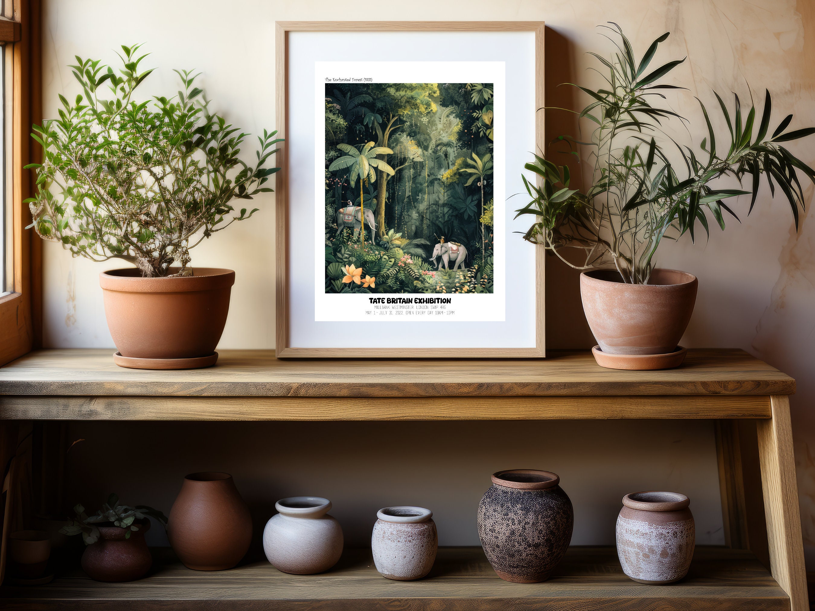 Henri Rousseau Print, Rousseau Poster, Tropical Decor, Botanical Print ...