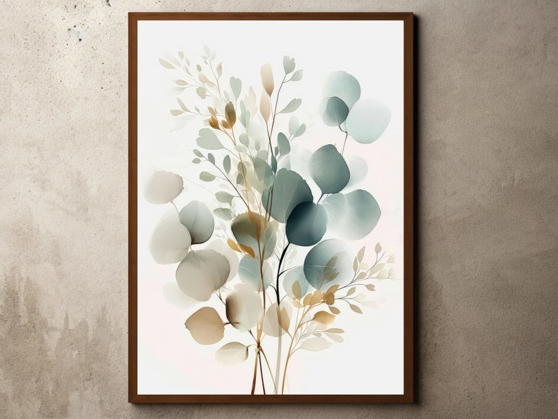 Vintage Flower Drawing, Botanicals, Modern Boho Art, Nature Poster ...