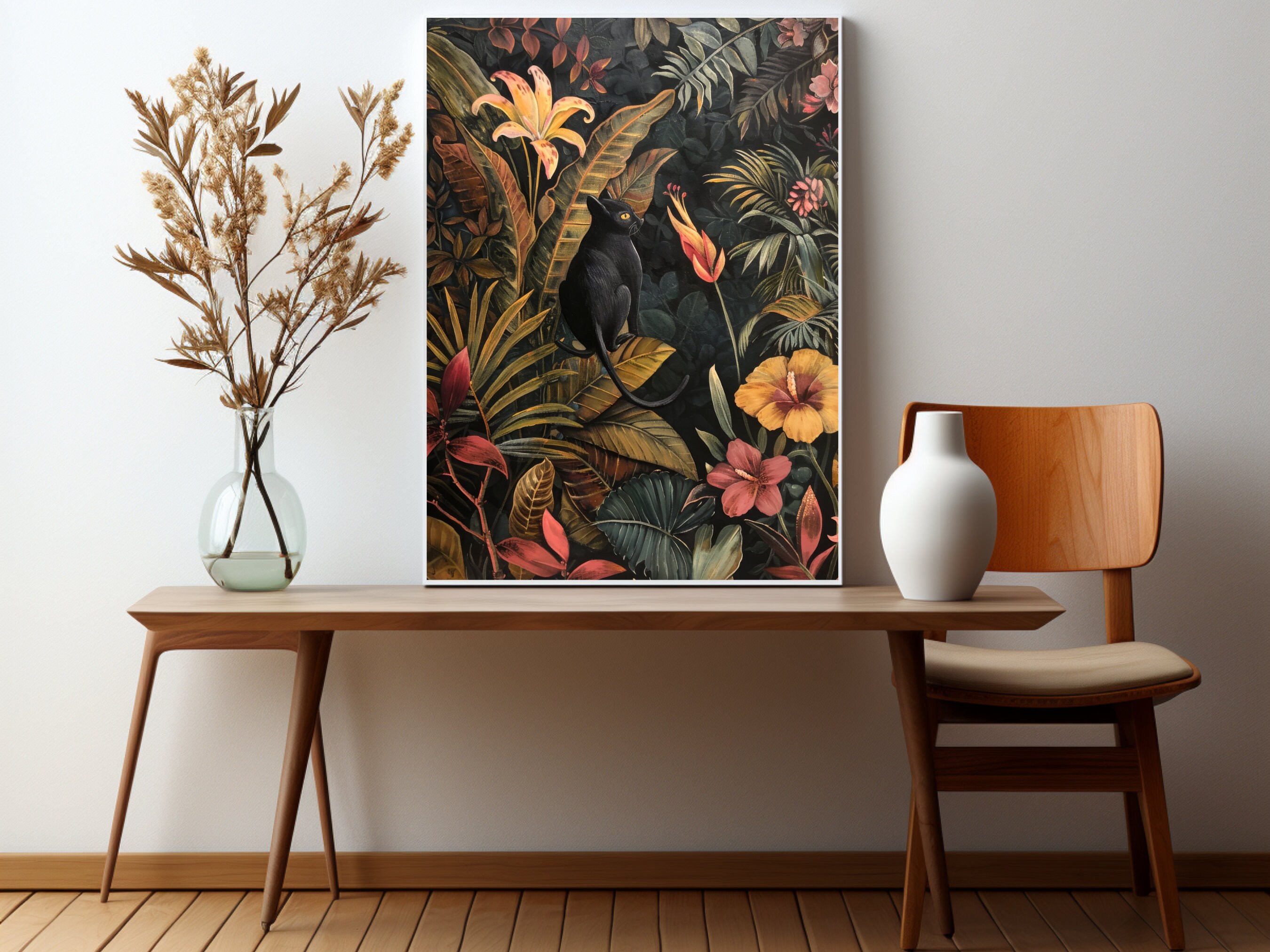 Henri Rousseau Printable Wall Art Tropical Jungle Decor, Wallpaper, Print, Poster, Botanicals ...