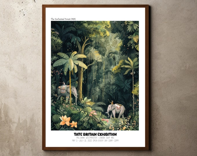 Henri Rousseau Print, Rousseau Poster, Tropical Decor, Botanical Print ...