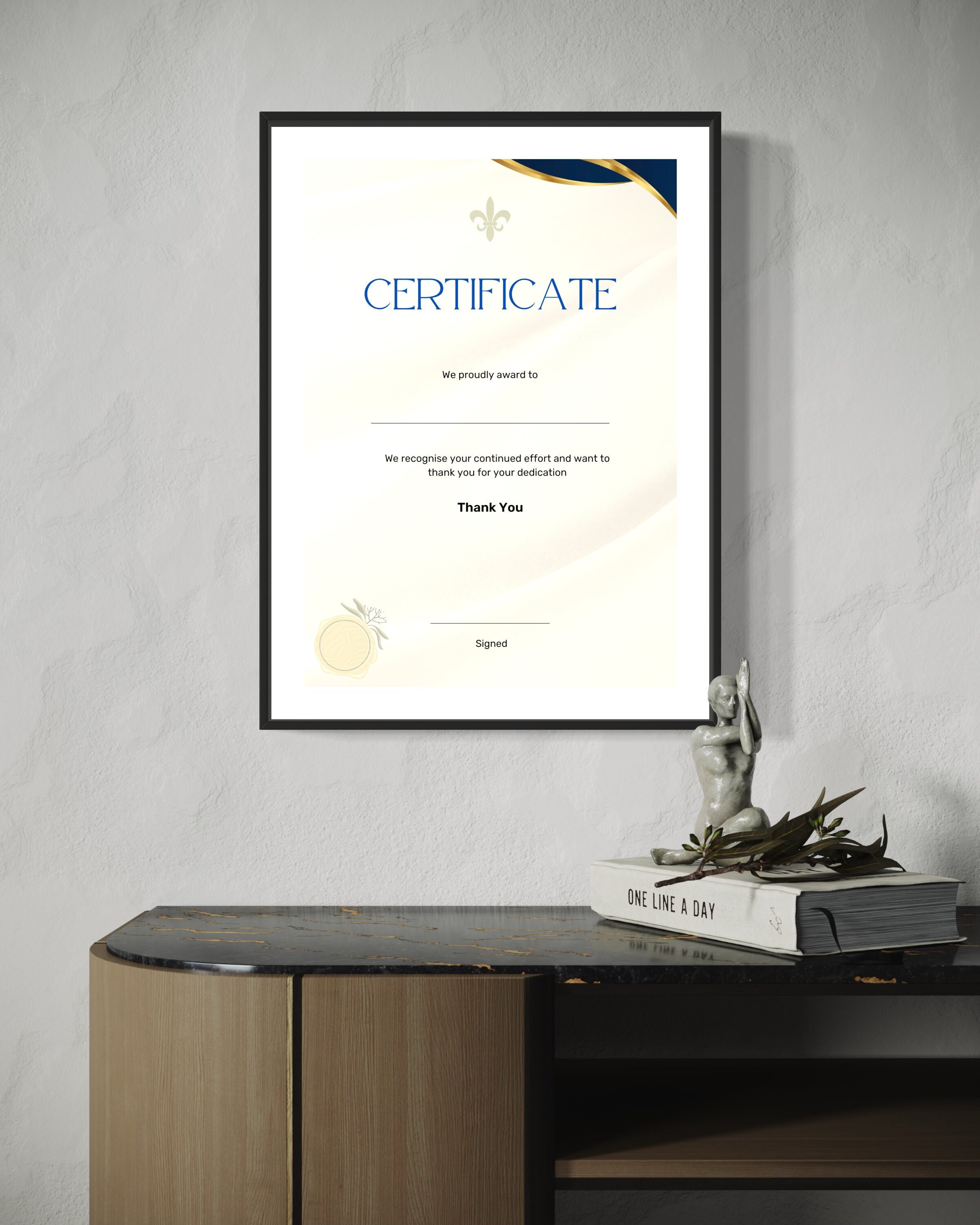 Custom Certificate Template for Canva, Editable Certificate Template, Printable Certificate ...