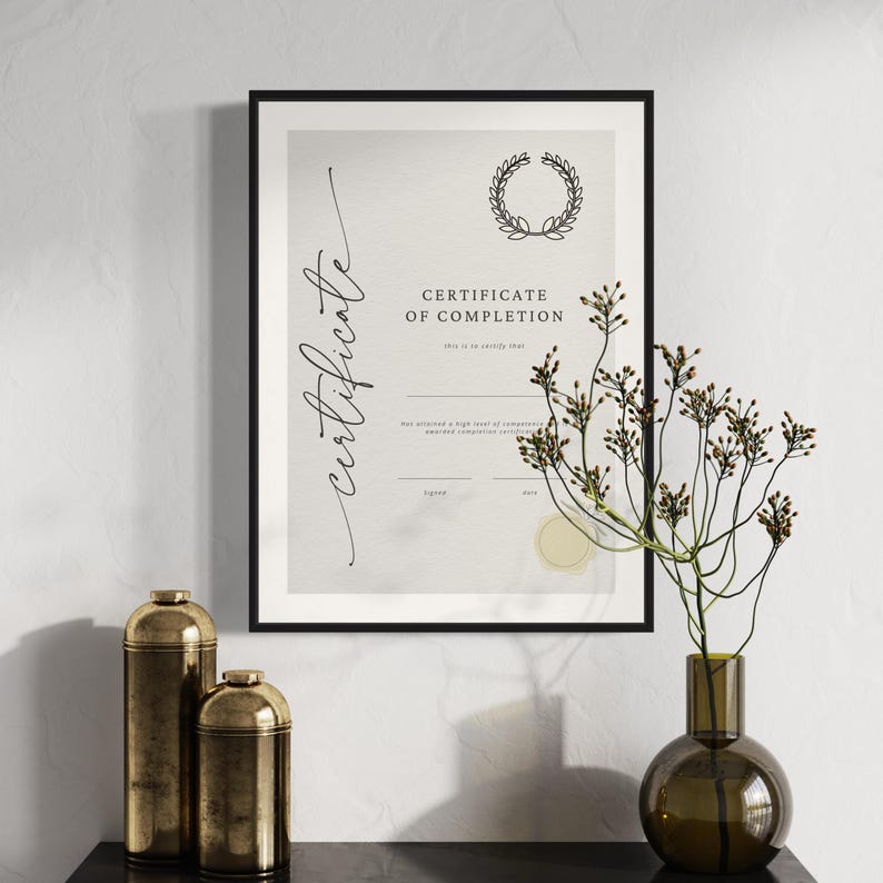 Custom Award Certificates, Program Certificates, Diploma Certificates ...