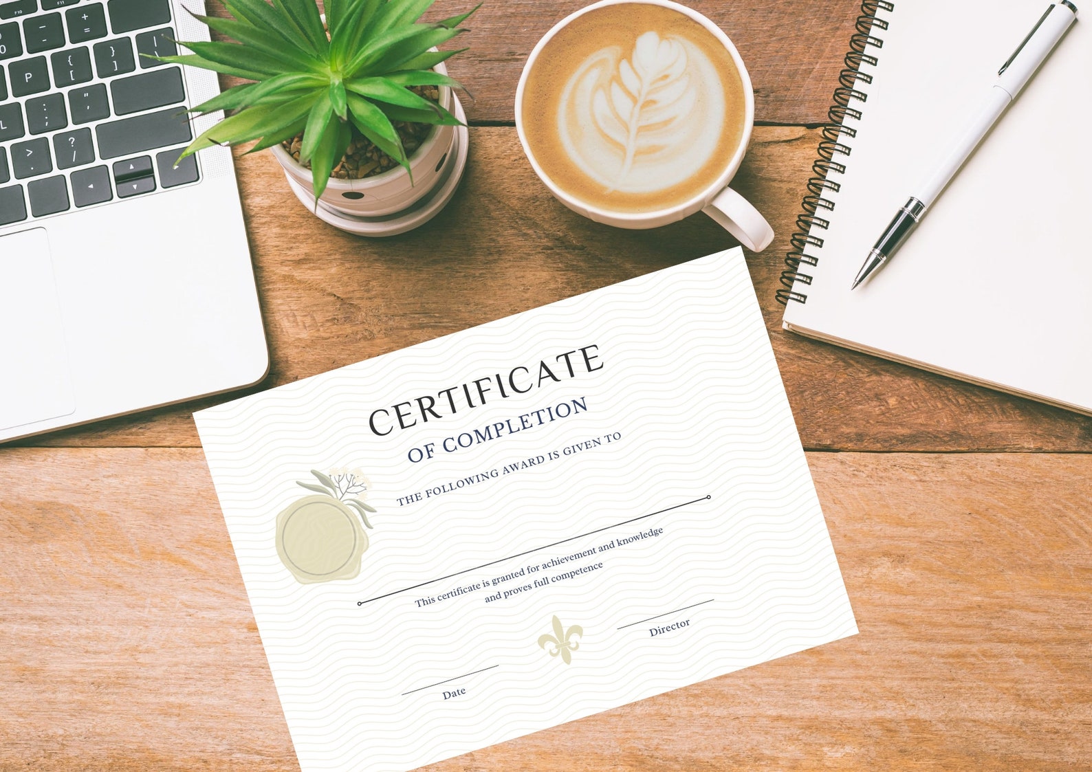 Graduation Certificate, Printable Certificate, Completion Certificate ...