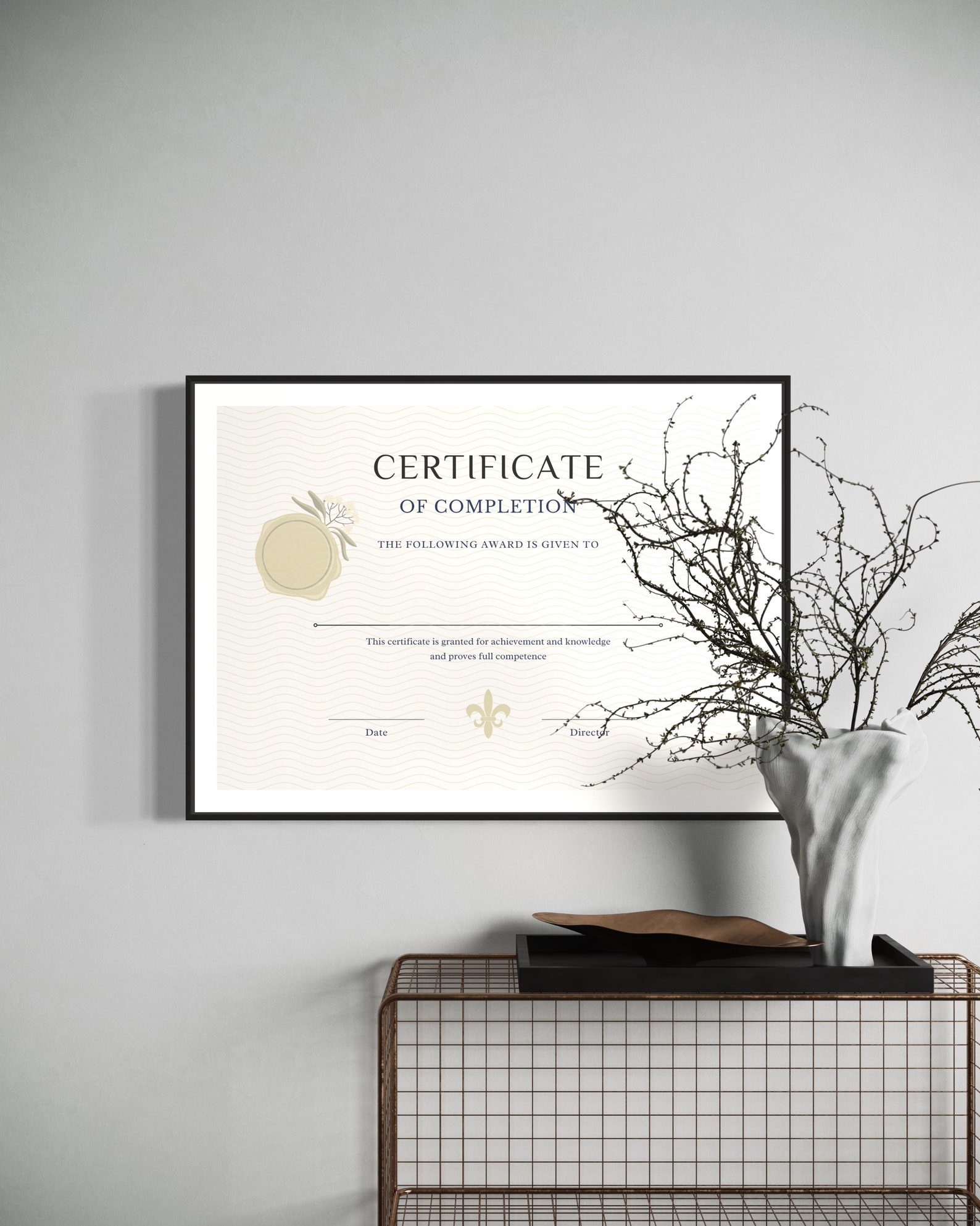 Graduation Certificate, Printable Certificate, Completion Certificate ...