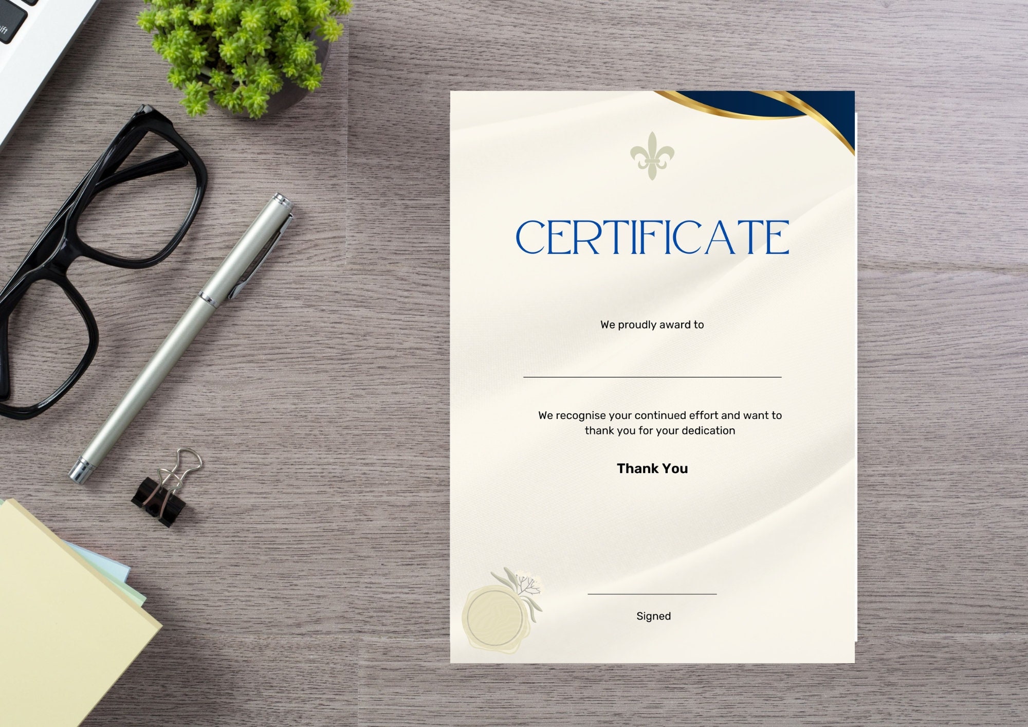 Custom Certificate Template for Canva, Editable Certificate Template, Printable Certificate ...