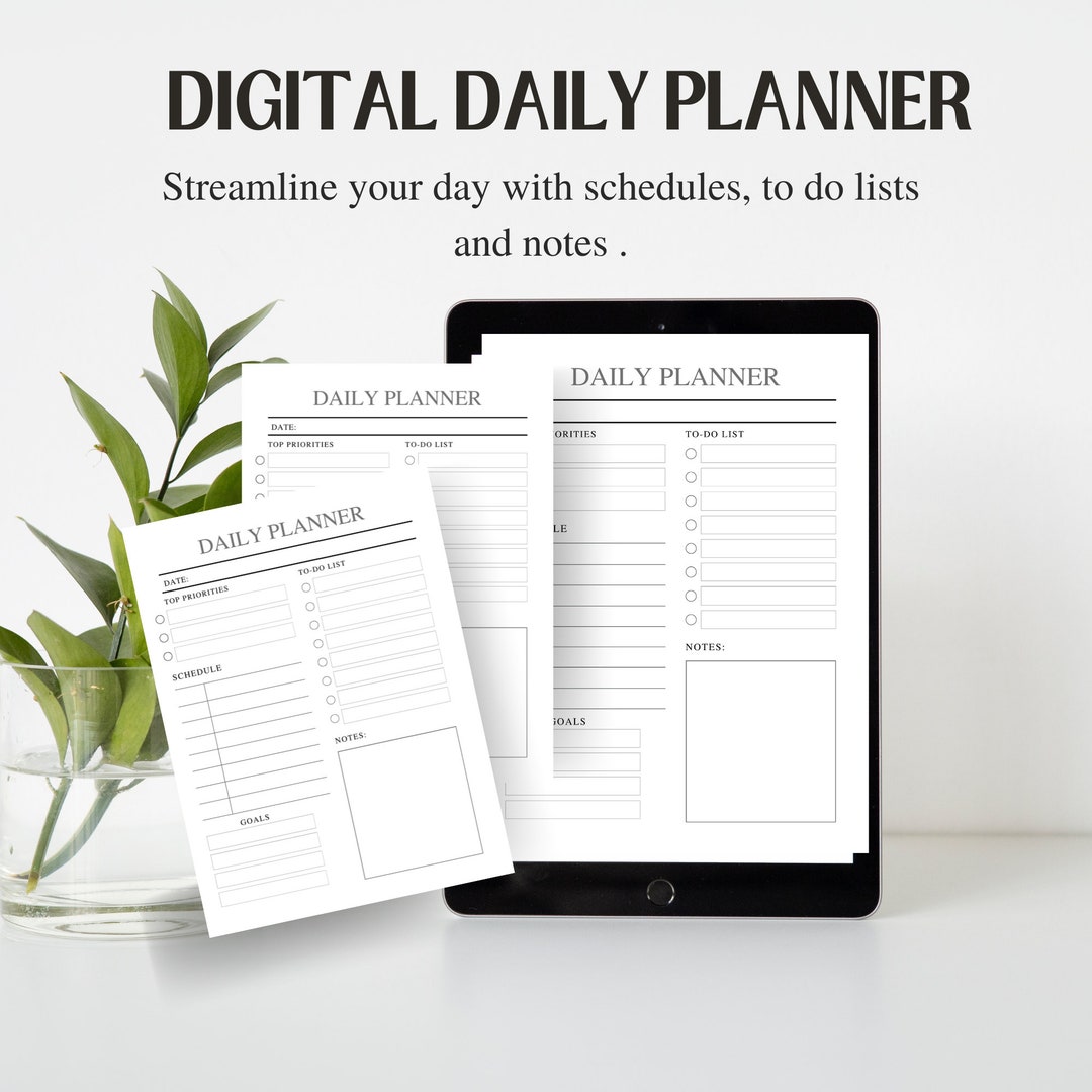 Printable Daily to Do List, Printable Daily Task List, Daily Checklist ...