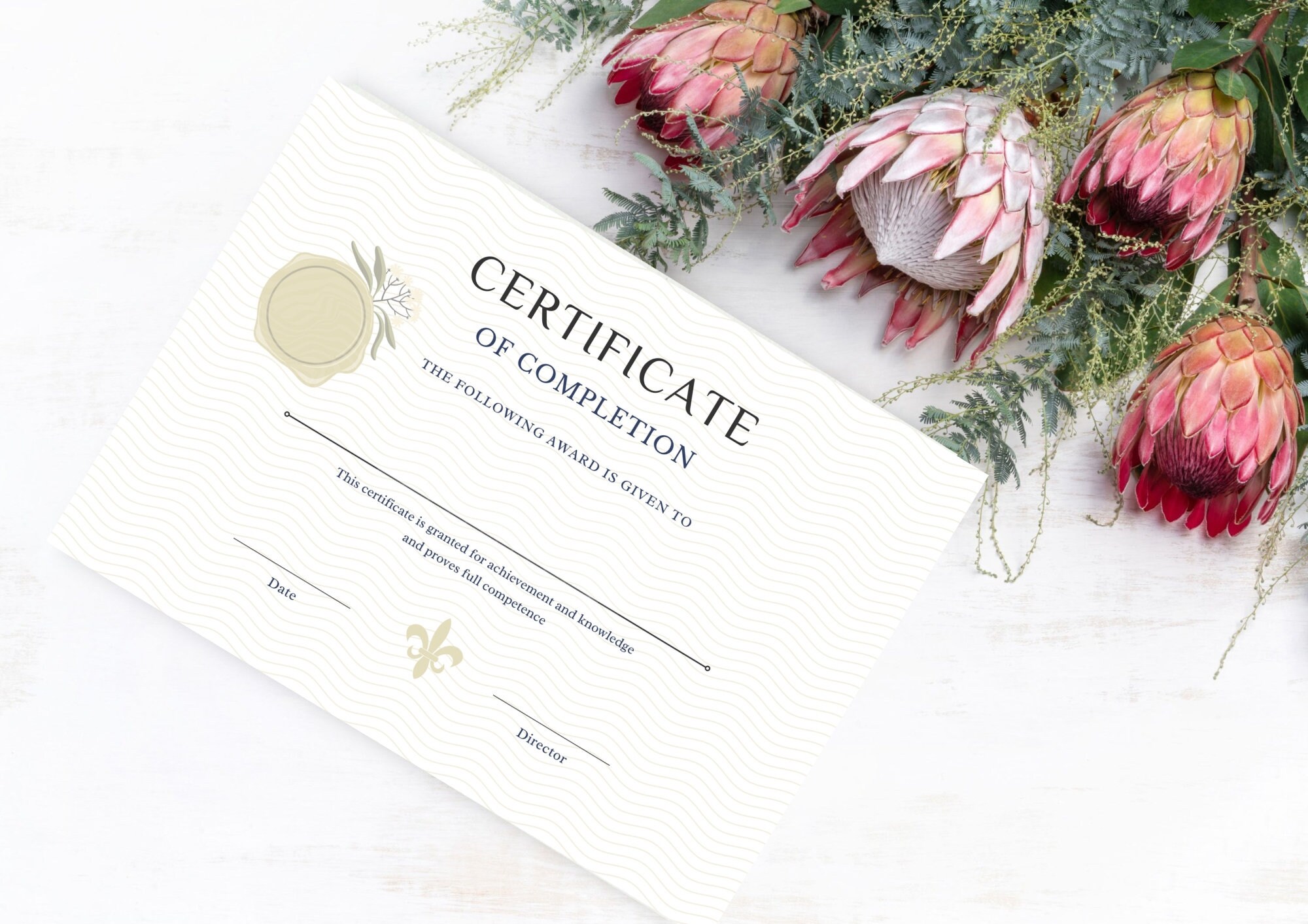 Graduation Certificate, Printable Certificate, Completion Certificate ...