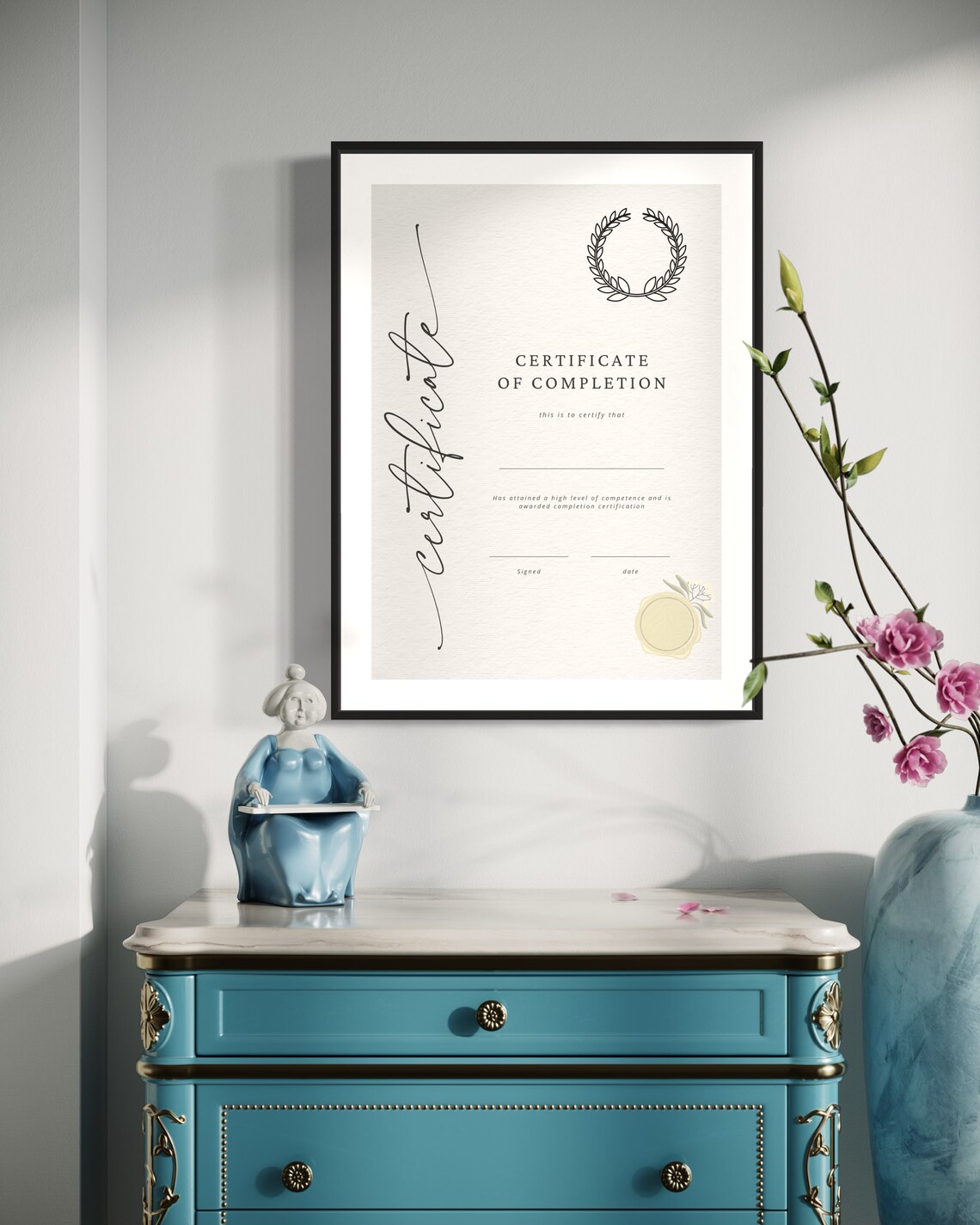 Editable Certificate of Completion, Printable Student Certificate ...