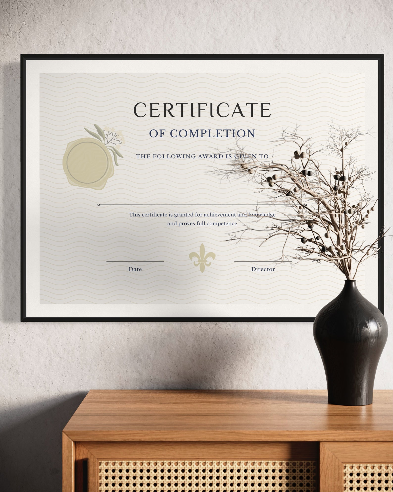 Graduation Certificate, Printable Certificate, Completion Certificate ...