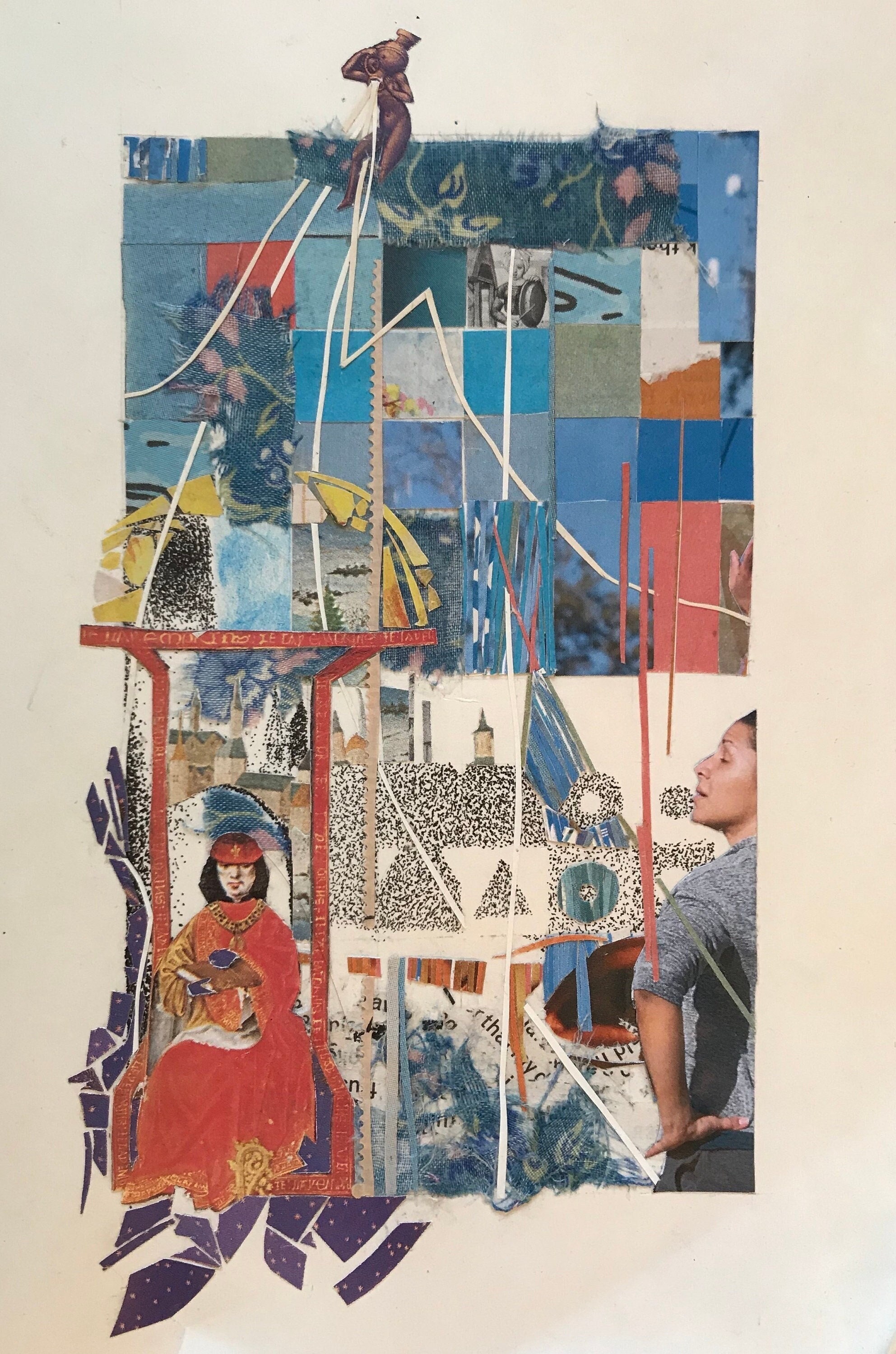 Colorful Wall Print of Intersecting Stories - Etsy