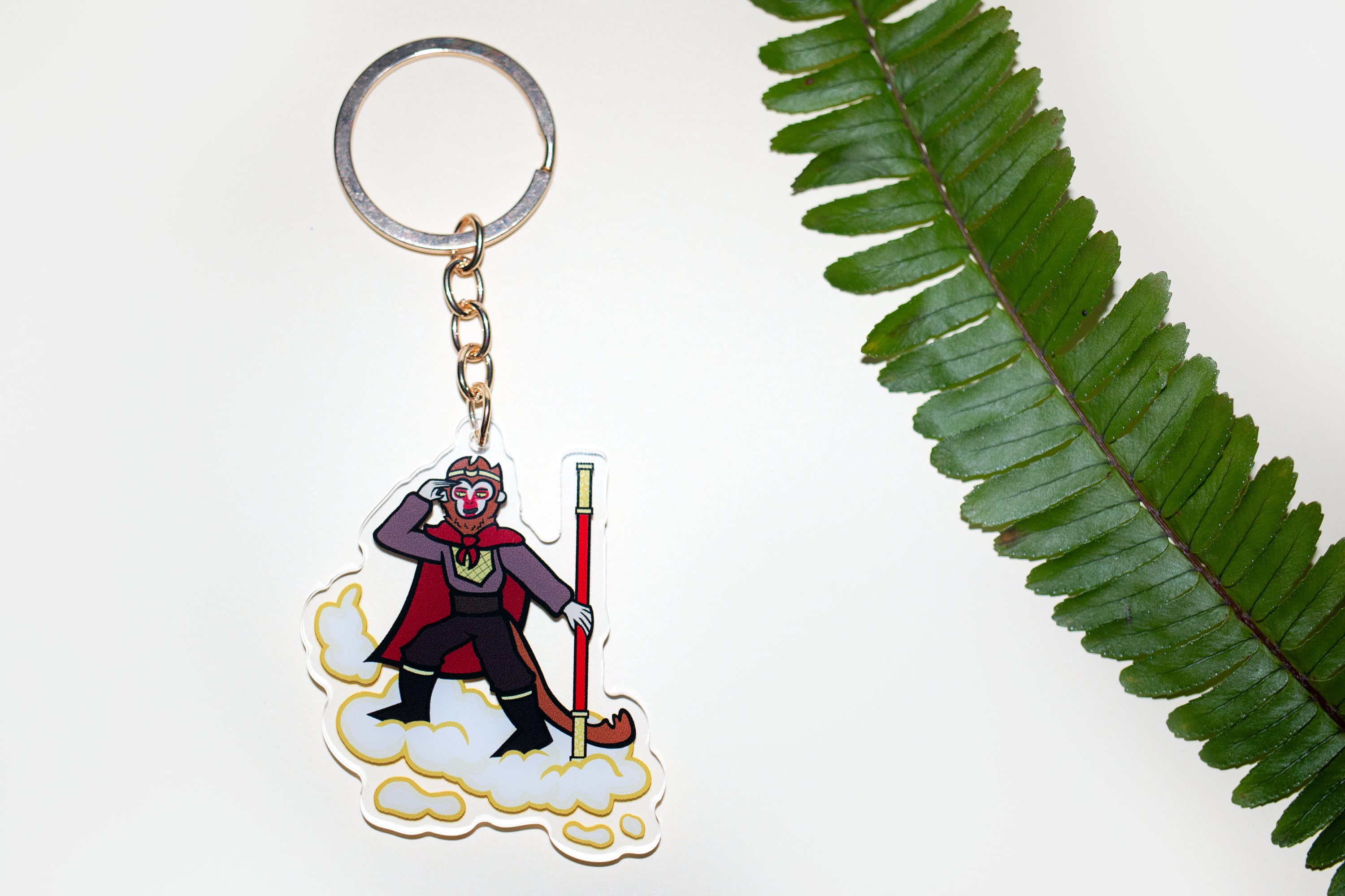 Sun Wukong the Monkey King Acrylic Keychain for Clothing | Journey to ...