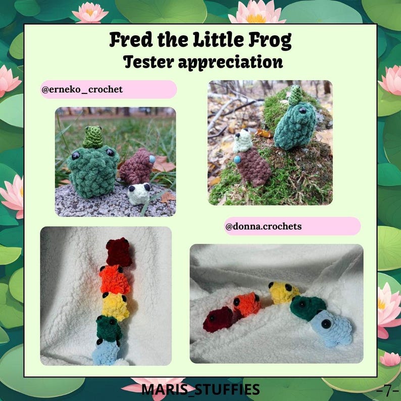 Fred the Little Frog Crochet Pattern - Etsy