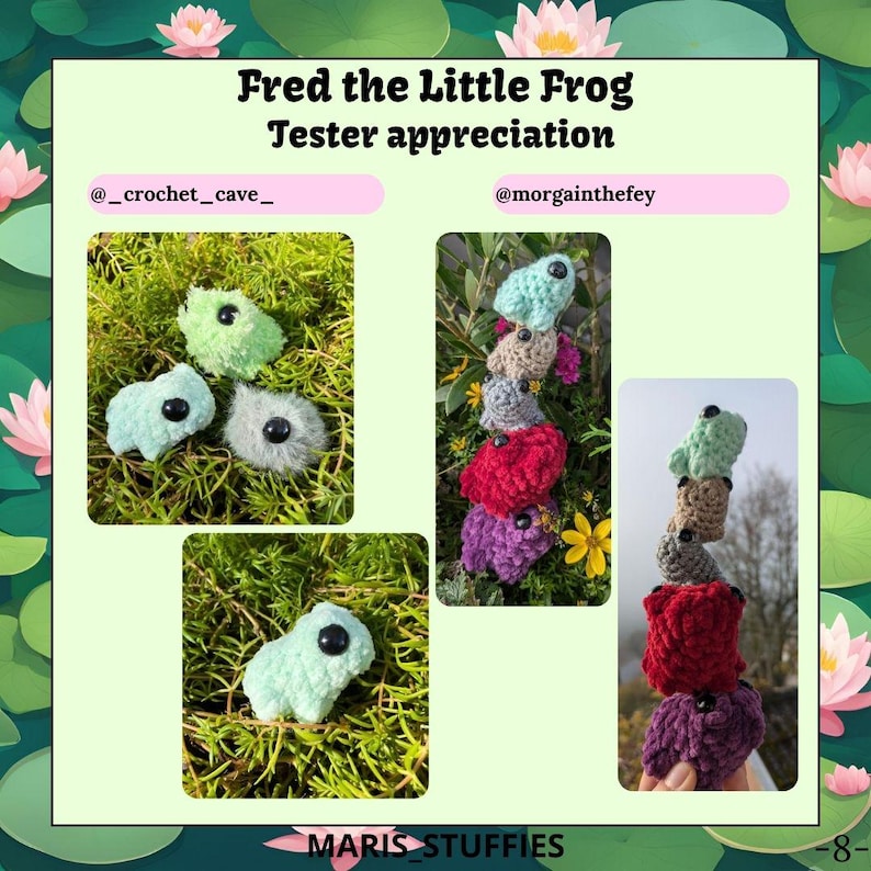 Fred the Little Frog Crochet Pattern - Etsy