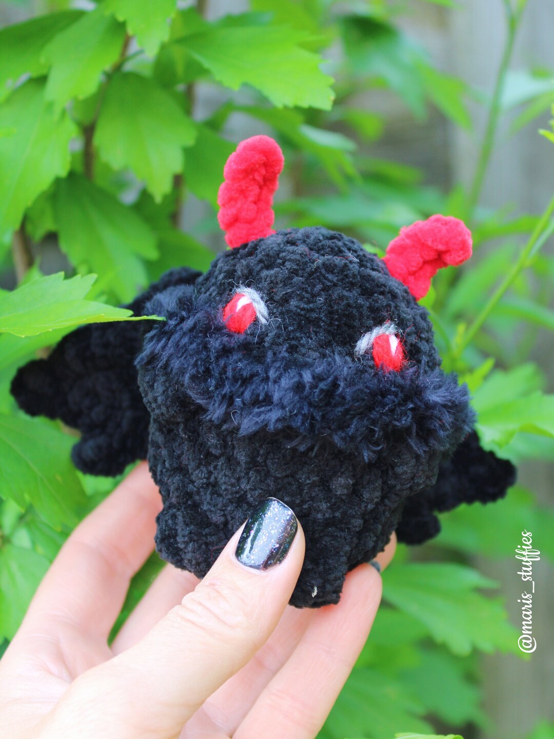 Mini Mothman, Crocheted - Etsy