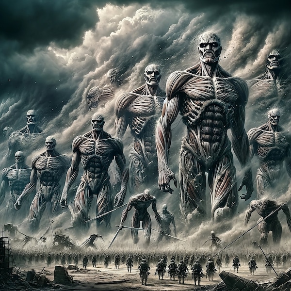 Attack on Titan Art Print - Etsy