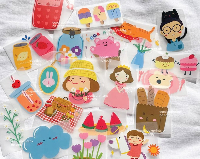 SET Chalk Paint, Cute, Kids, DTF Transfers, DTF Transfers Ready for ...