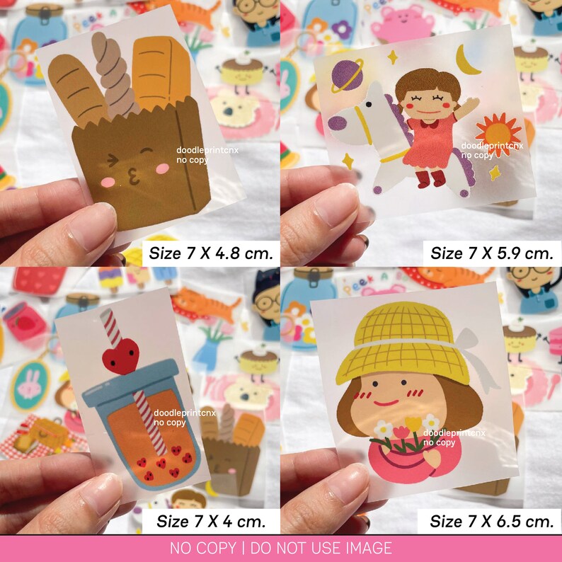 SET Chalk Paint Cute Kids DTF Transfers DTF Transfers - Etsy