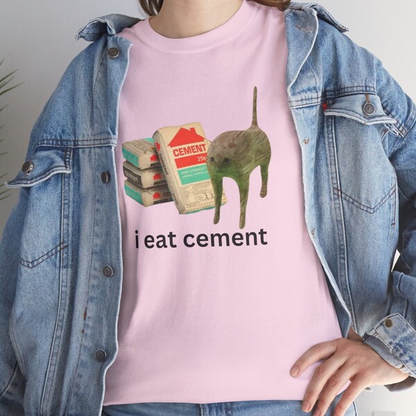 I Eat Cement Shirt - Etsy