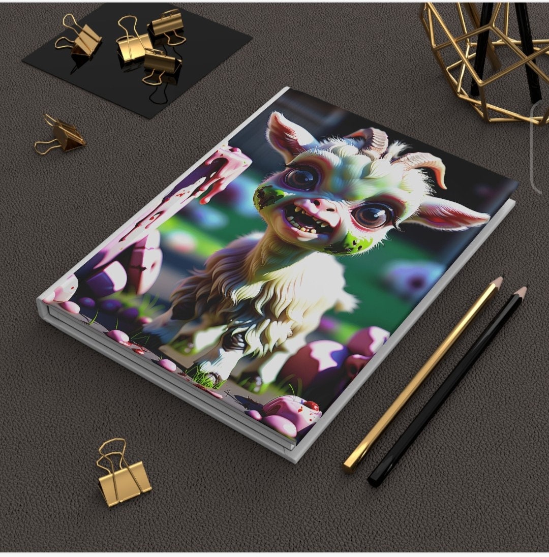 Zombie Goat Digital Download Art Cute Halloween Poster Print - Etsy