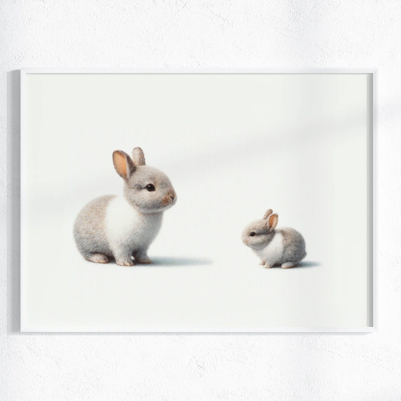 Bunny Art Print - Etsy