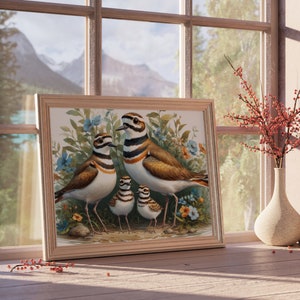 Birds Art Killdeer PRINTABLE Wall Art Digital Download - Etsy