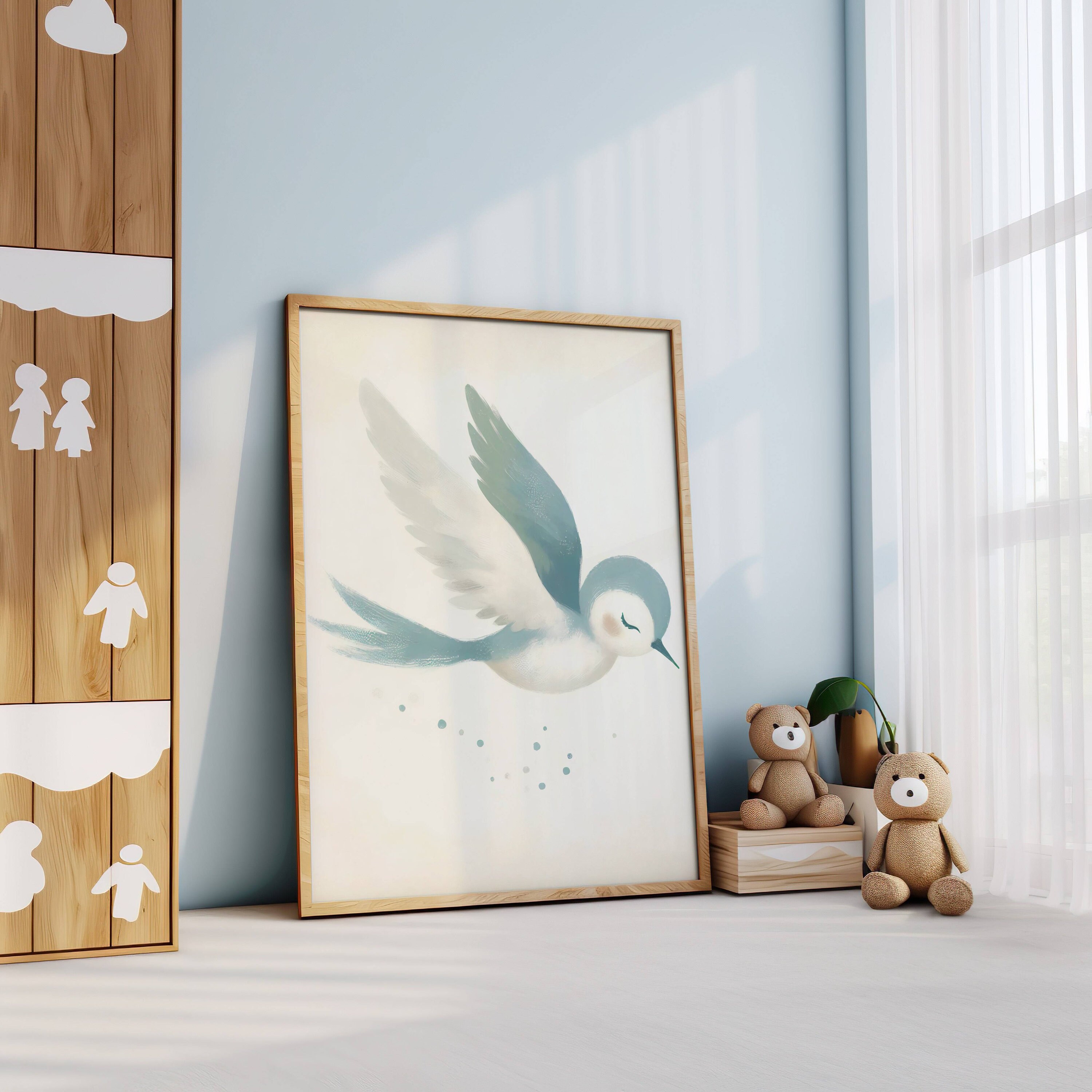 Nursery Art Print Bird Wall Art Printable Digital Download - Etsy