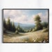 Spring Nature Art Print Painting PRINTABLE Landscape Art Spring Scene ...