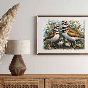Birds Art Killdeer PRINTABLE Wall Art Digital Download - Etsy