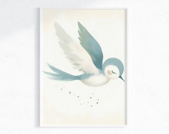 Tribal Bird Sign / Wall Art Print DIY / Native American Indian Tribal ...