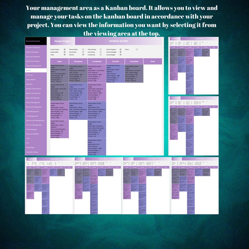 Construction Ultimate Project Management Template, Excel Project ...